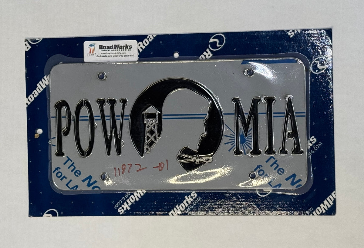 Pow/Mia License Plate | The New Vernon Truck Wash