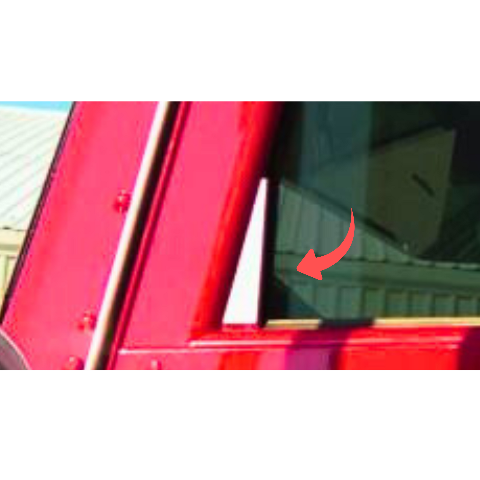RoadWorks 30146 / 30168 – Stainless Steel Front Corner Door Window Trim ...