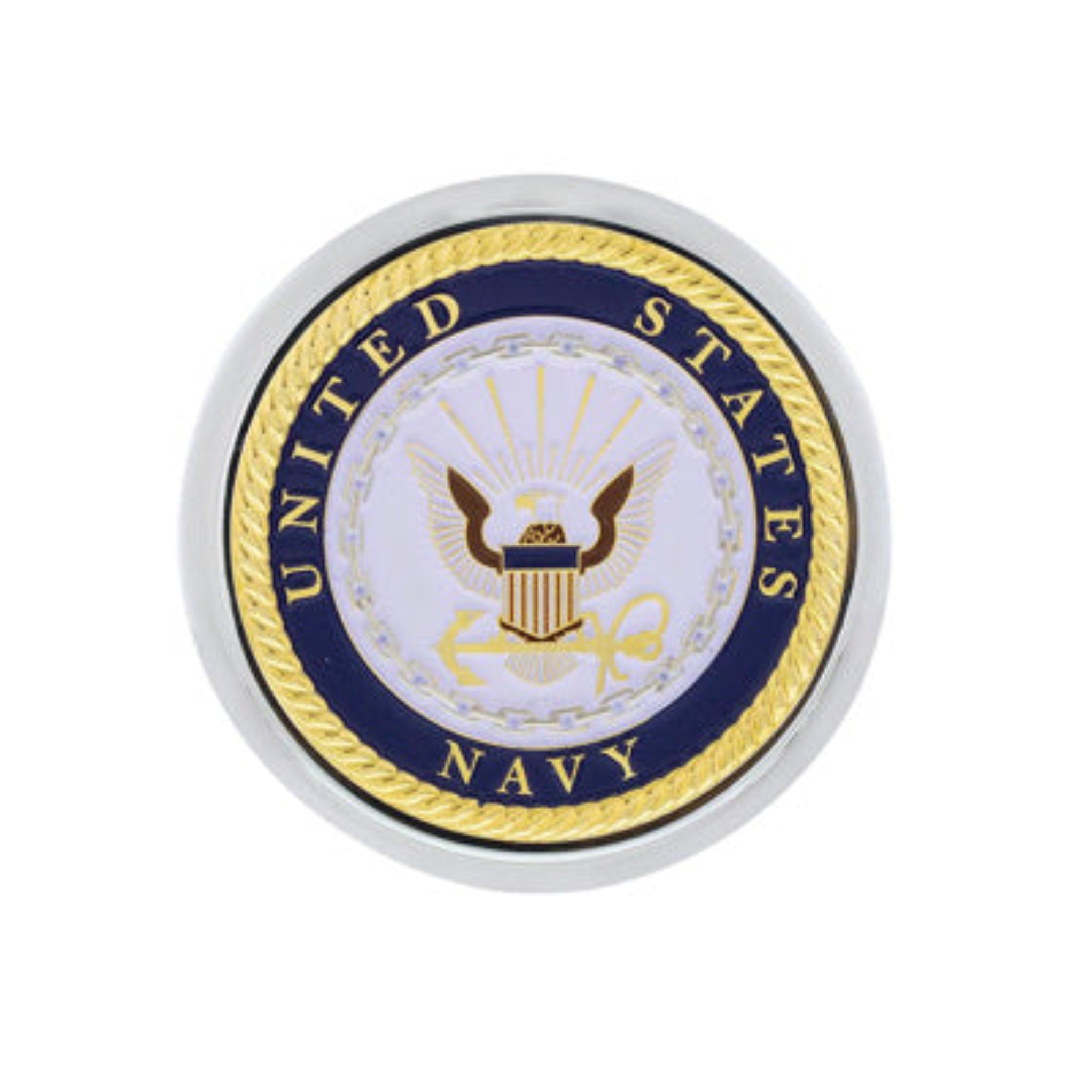 United Pacific – Navy Deluxe Military Medallion Air Valve Knob | The ...
